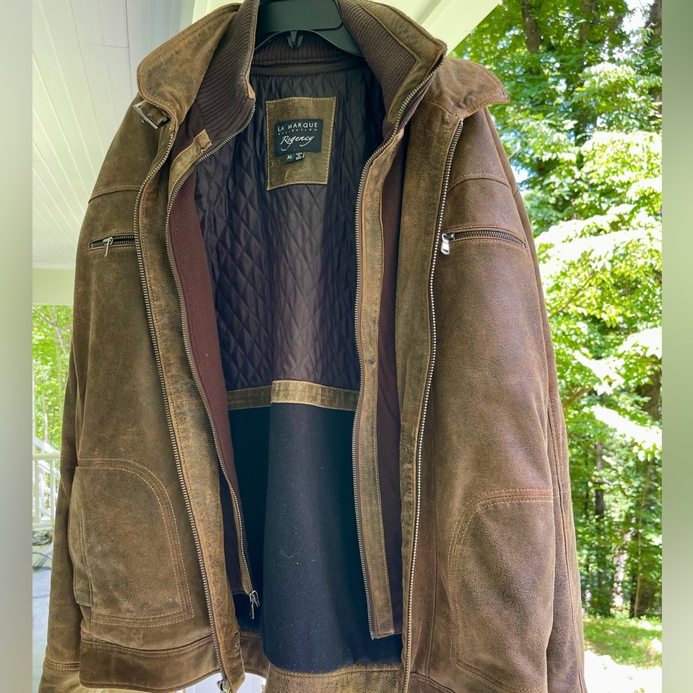 Regency La Marque Leather Bomber Jacket #264407 - Gem